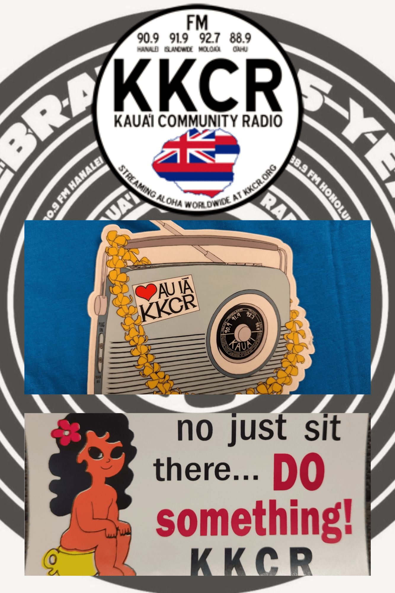 5.) KKCR Stickers – KKCR