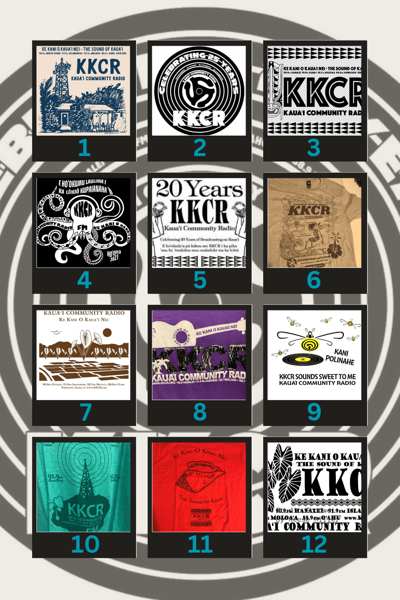 4.) Vintage KKCR Shirts – KKCR